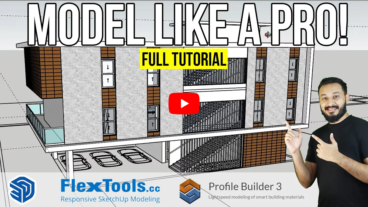 Complete Guide to Residential SketchUp Modeling - FlexTools
